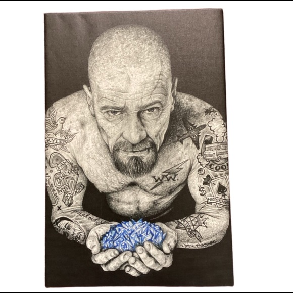 Inked Icons | Art | Euc Breaking Bad Walter White Blue Meth King | Poshmark
